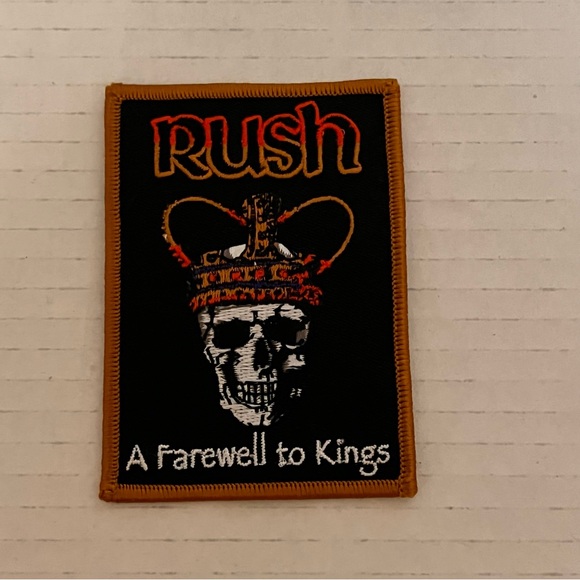 Rush | Other | Rush 207 Anthem Patch A Farewell To Kings P228 Skull ...
